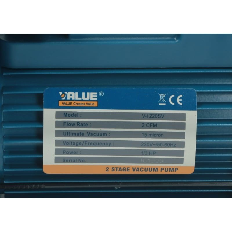 ΑΝΤΛΙΑ ΚΕΝΟΥ ΔΥΟ ΣΤΑΔΙΩΝ 2.0 CFM V-I220SV VALUE - Dadopoulos